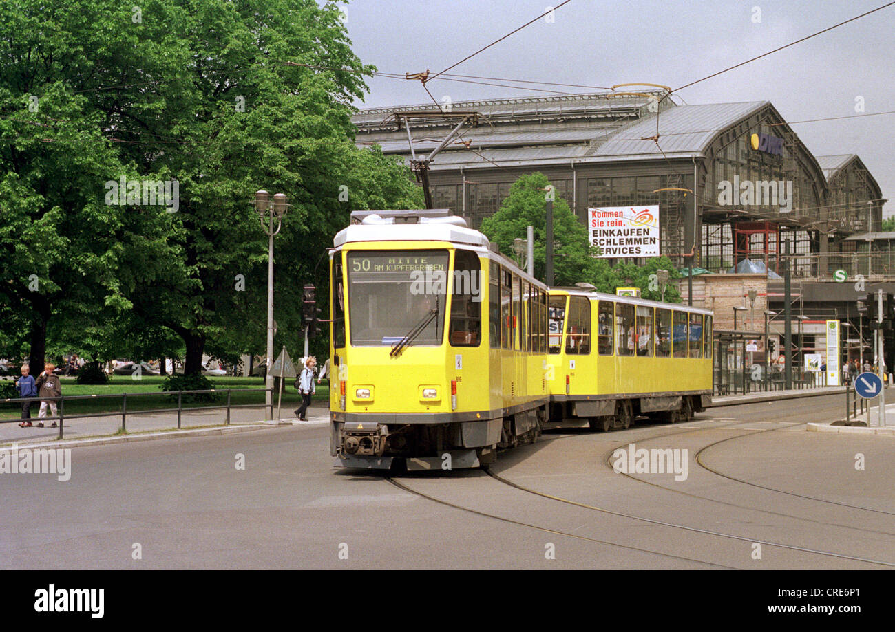 Streetcar (tram) line 50, Berlin, Germany Stock Photo - Alamy