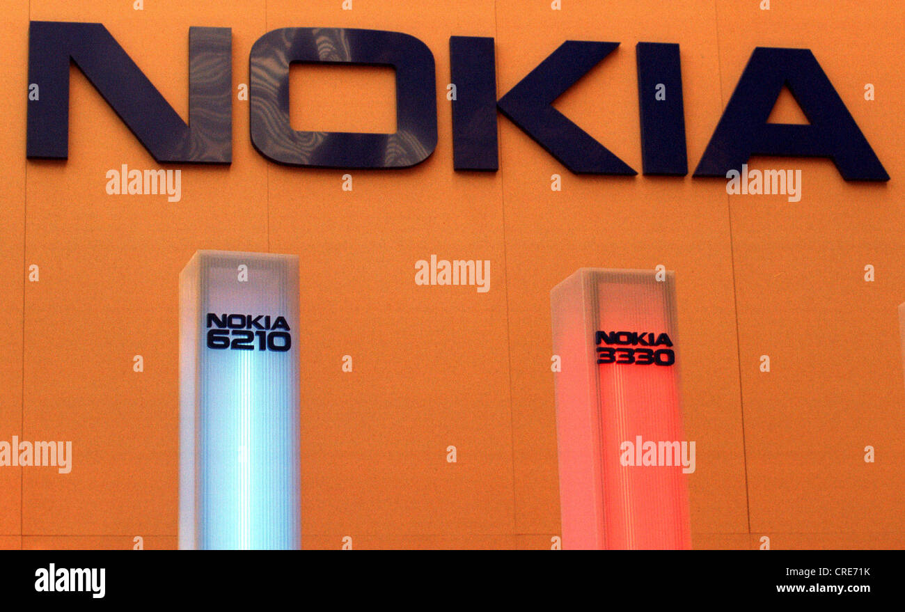 Logo of the Finnish phone manufacturer Nokia Stock Photo - Alamy