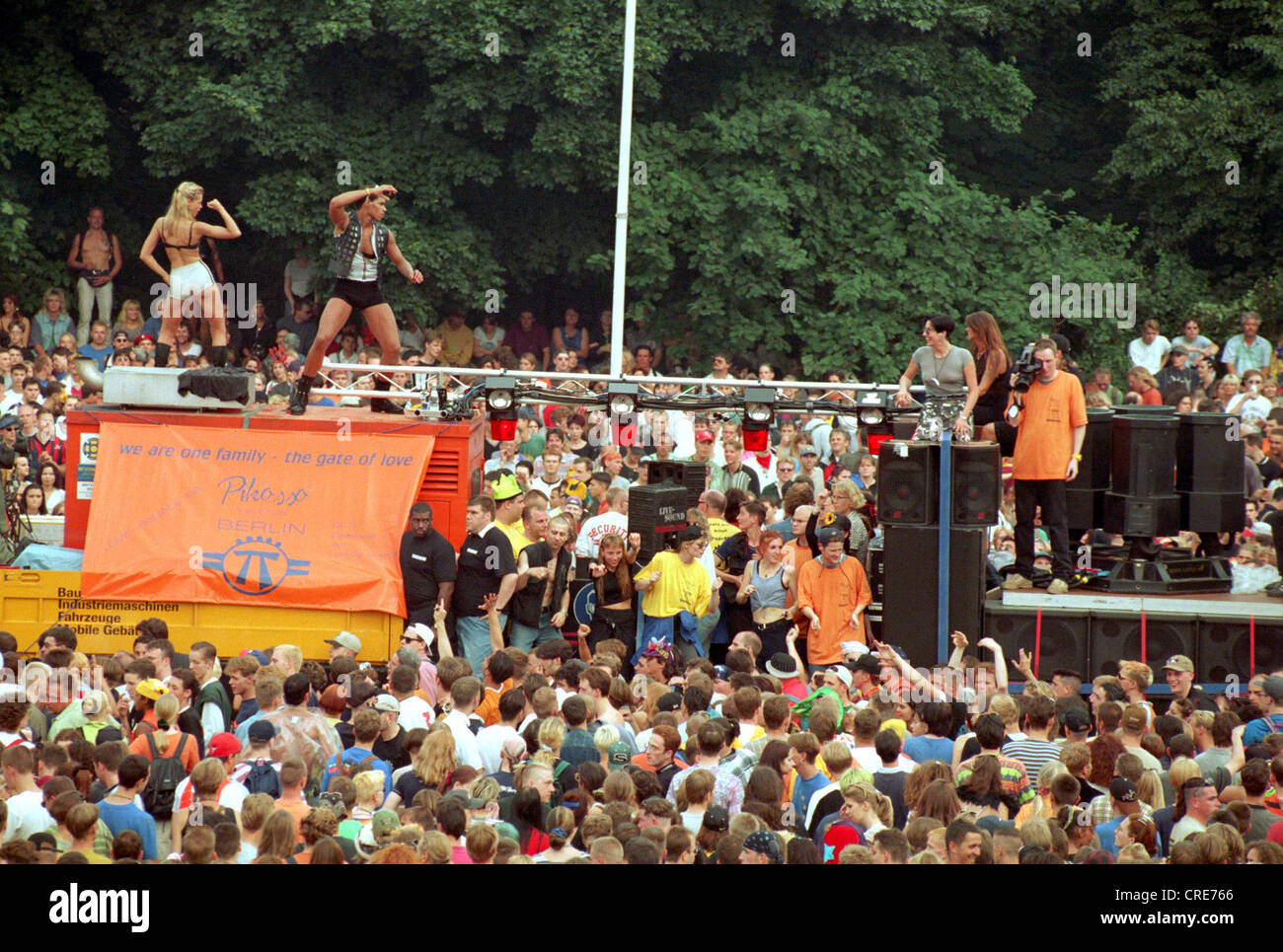 Love Parade 1996 Stock Photo - Alamy