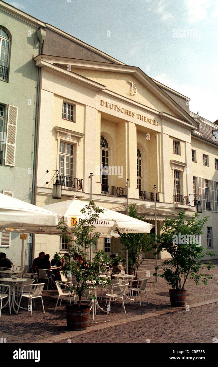 Exterior view of the German theater and intimate theater, Berlin ...