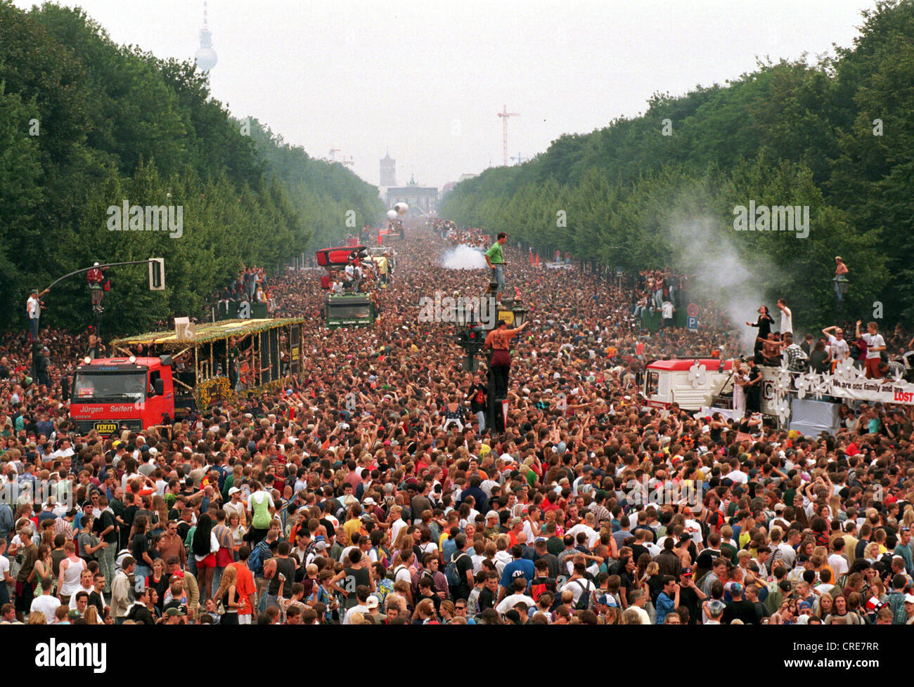 Love Parade 1996, survey Stock Photo - Alamy