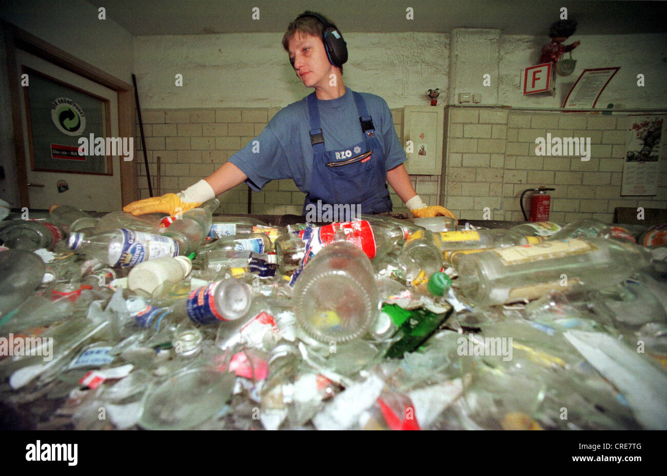 Recycling woman german hi-res stock photography and images - Alamy