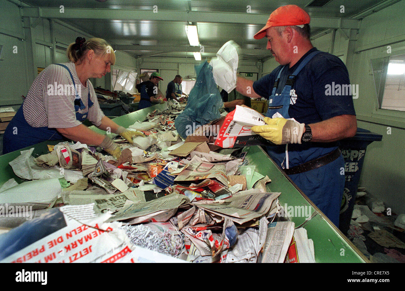 Paper recycling, Berlin, Germany Stock Photo - Alamy