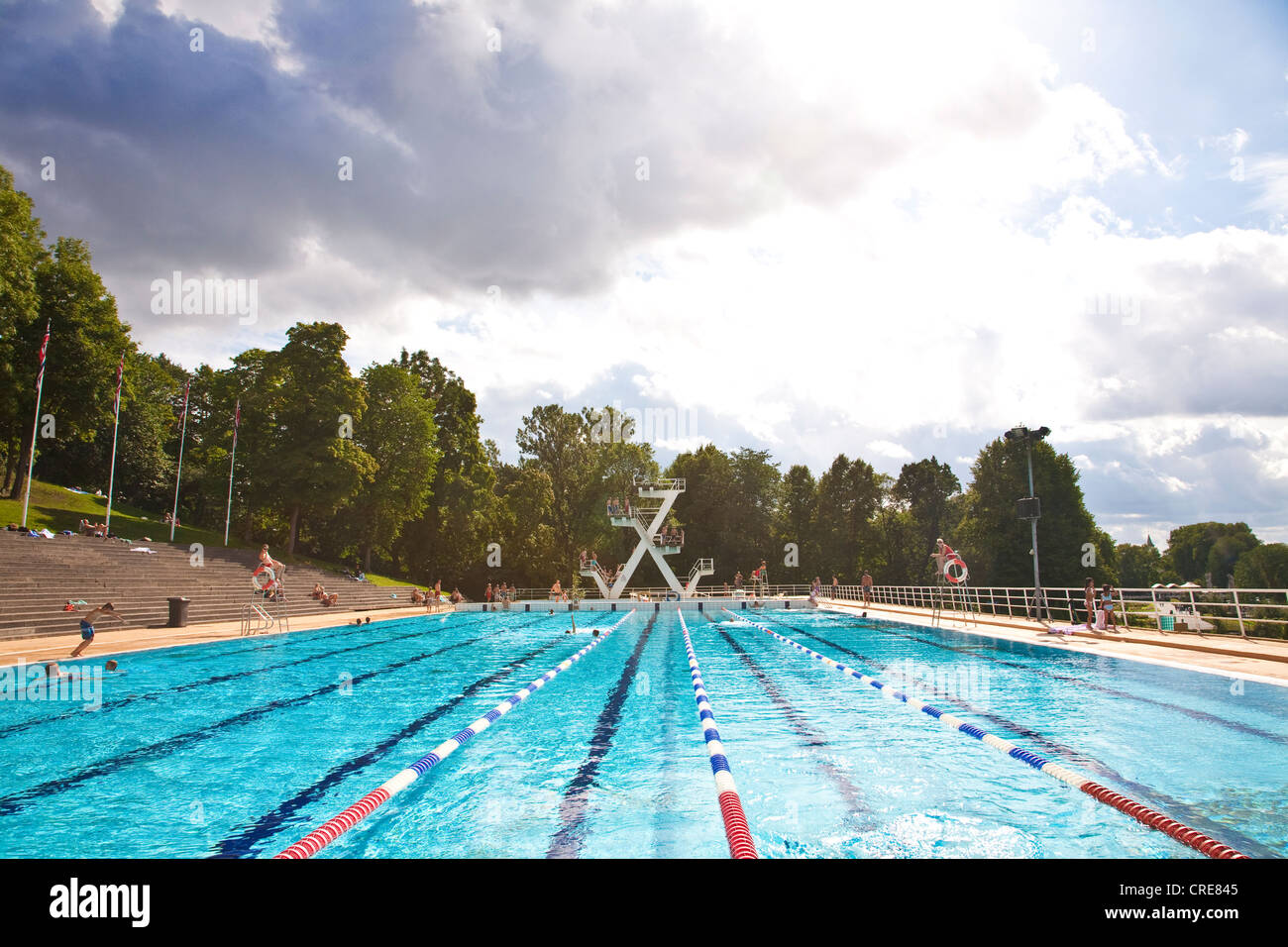Outdoor swimming area hi-res stock photography and images - Alamy