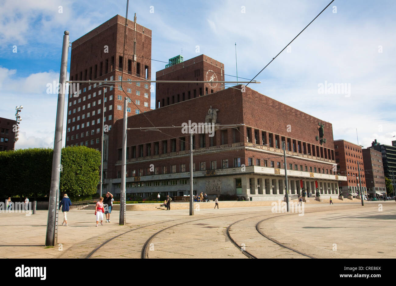 Oslo town hall hi-res stock photography and images - Alamy