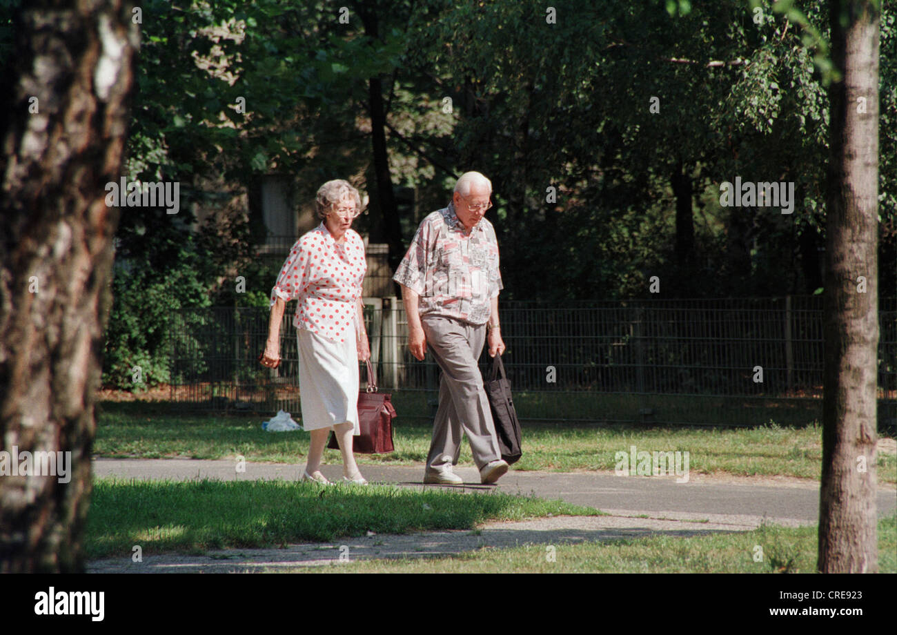 Retired couple, Berlin, Germany Stock Photo - Alamy