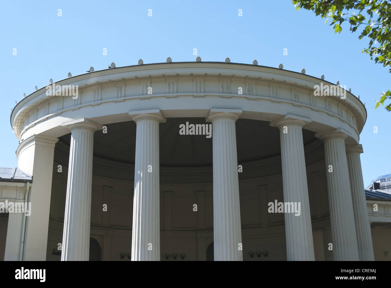 The Elisa Fountain (Elisenbrunnen), the symbol of the spa town of ...