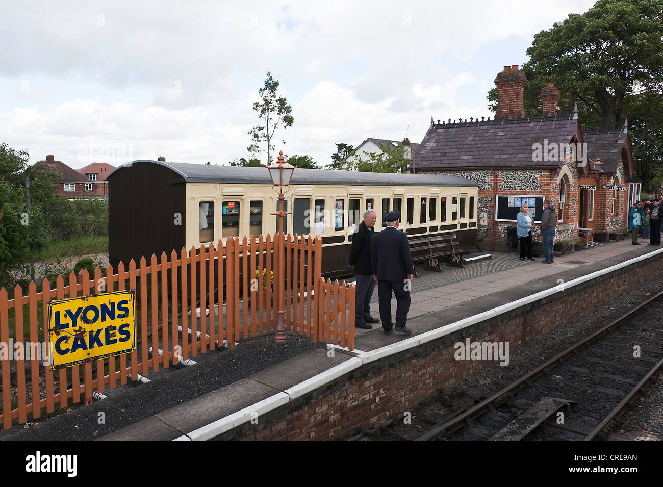 Chinnor Railway Station on Chinnor & Princes Risborough Railway with ...