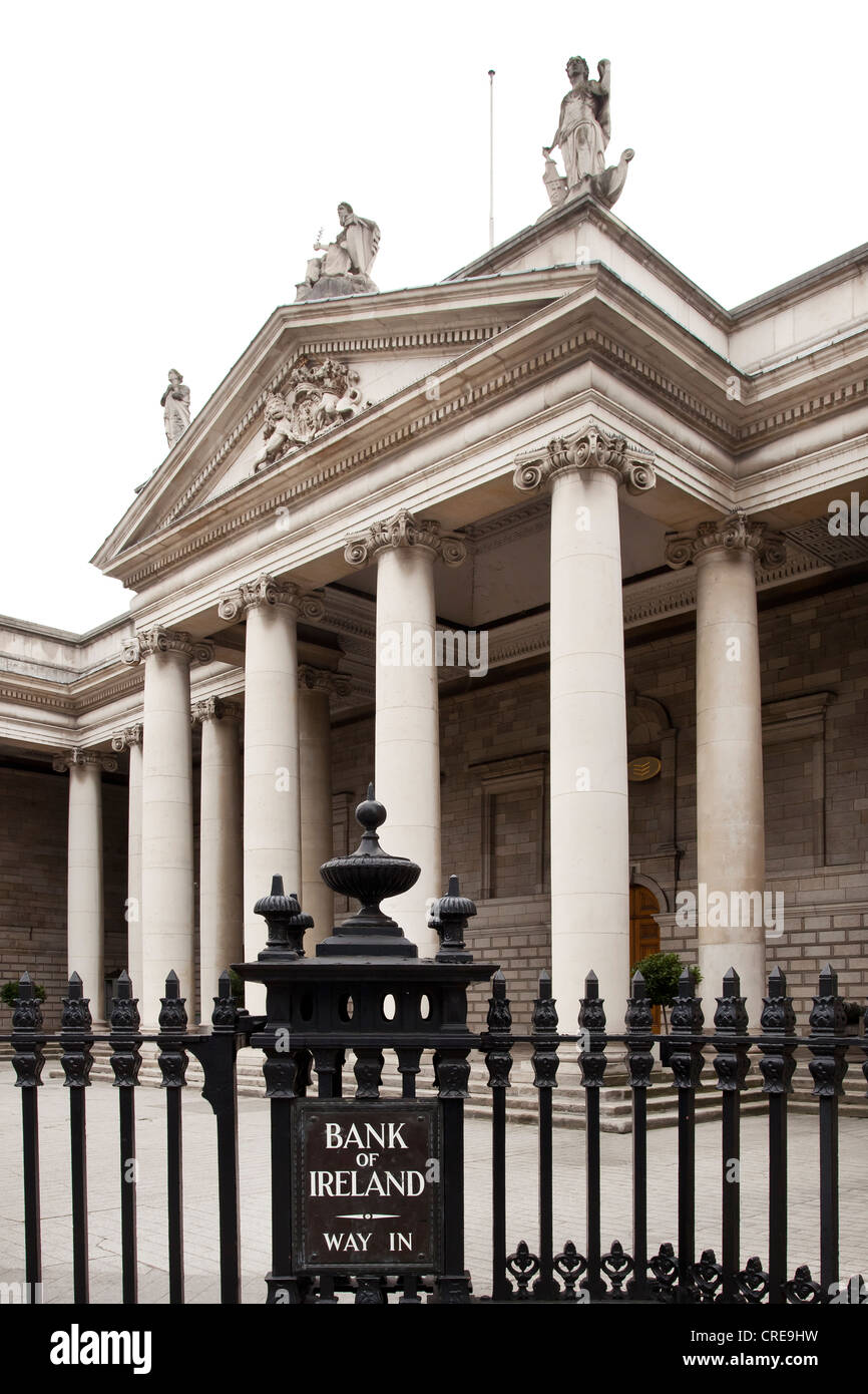 Bank of Ireland, Dublin, Ireland, Europe Stock Photo - Alamy