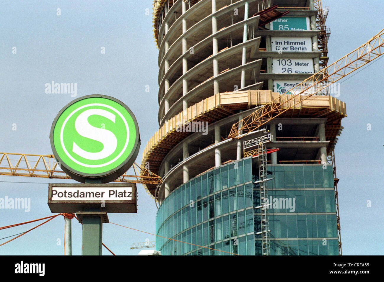 S-Bahn sign Potsdamer Platz, Berlin, Germany Stock Photo - Alamy