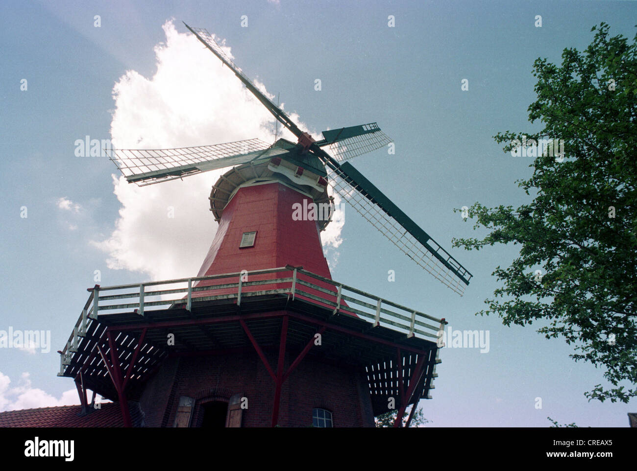 Windmill, Greetsiel, Germany Stock Photo - Alamy