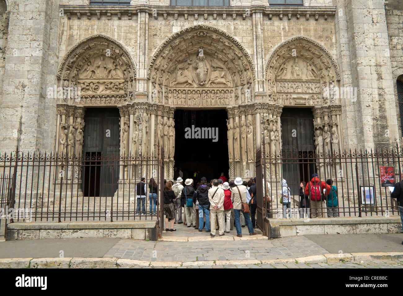 Chartres Cathedral Royal Portal Chartres Cathedral, France.