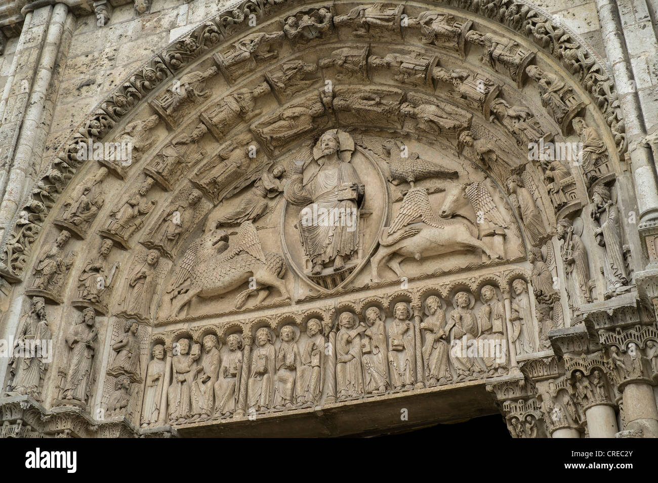 Royal Portal Of The Chartres Cathedral High Resolution Stock ...