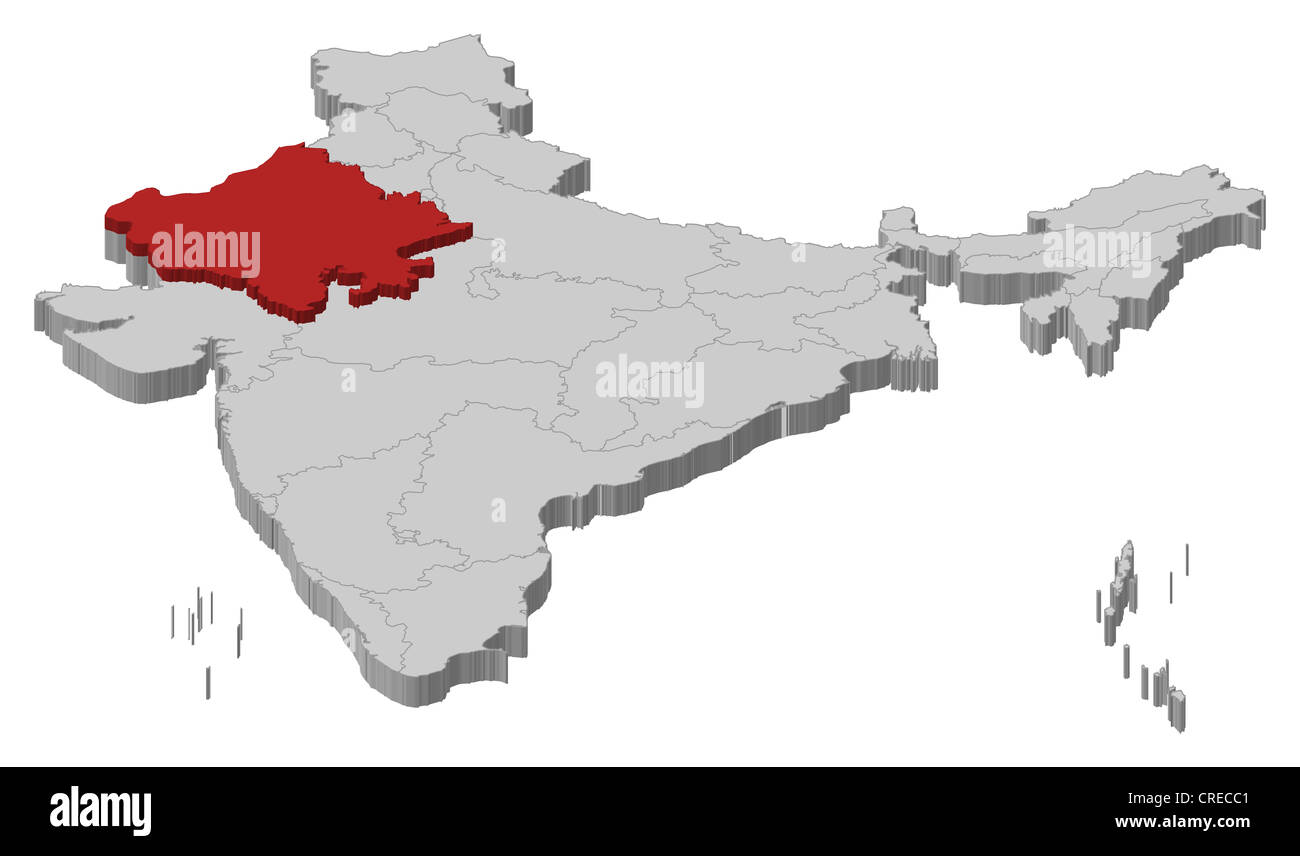 India highlighted on world map hi-res stock photography and images - Alamy