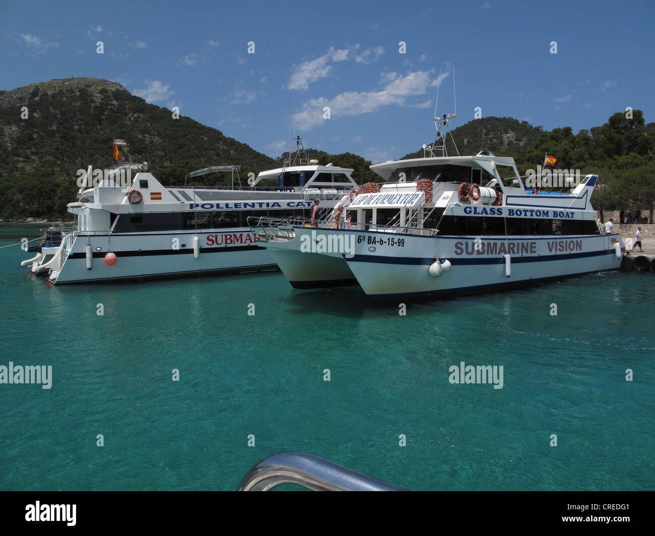 Boat trip in Majorca Stock Photo - Alamy