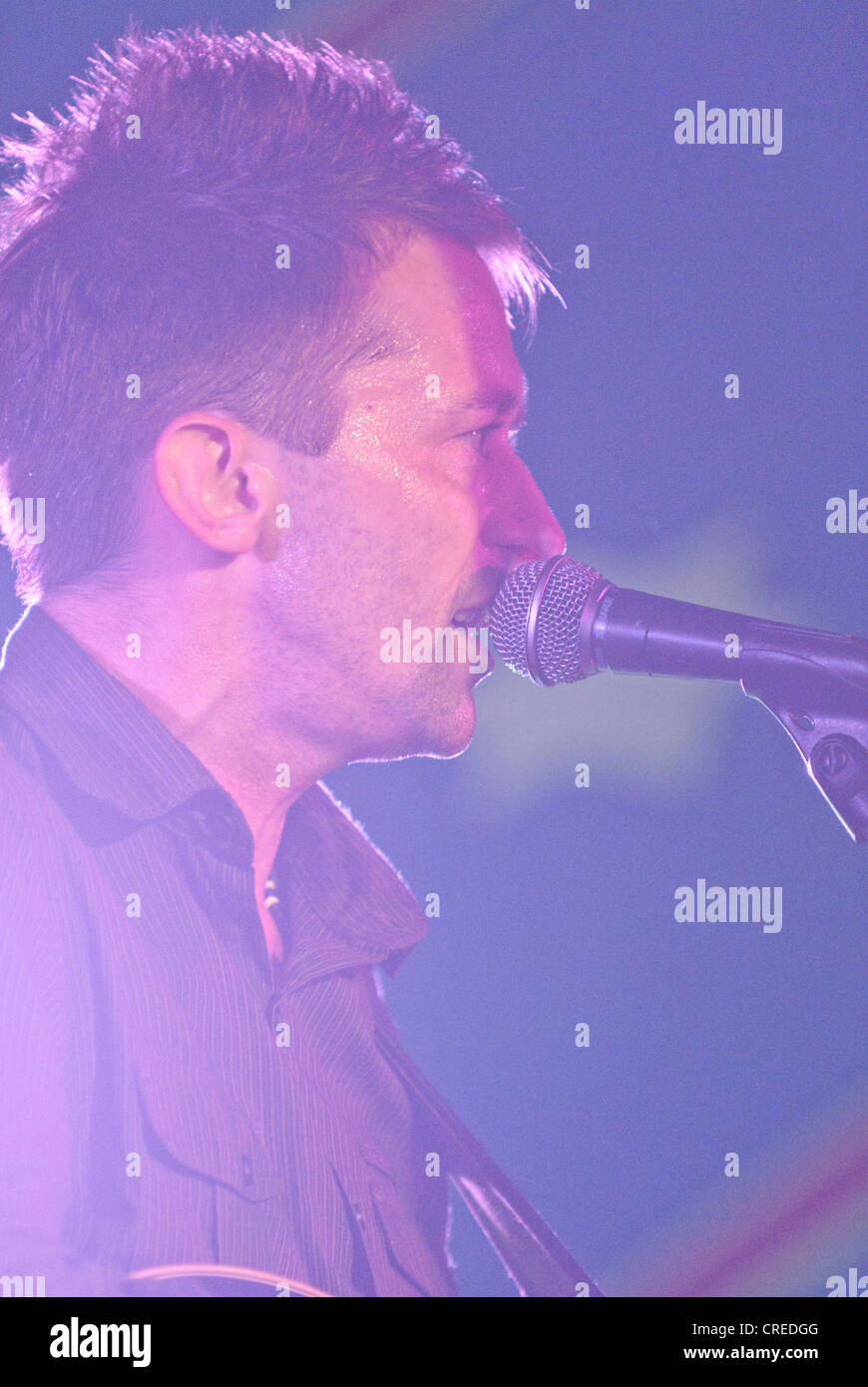 Ben Daughtry from Exeter based band N.U.M.B. performing live in the ...