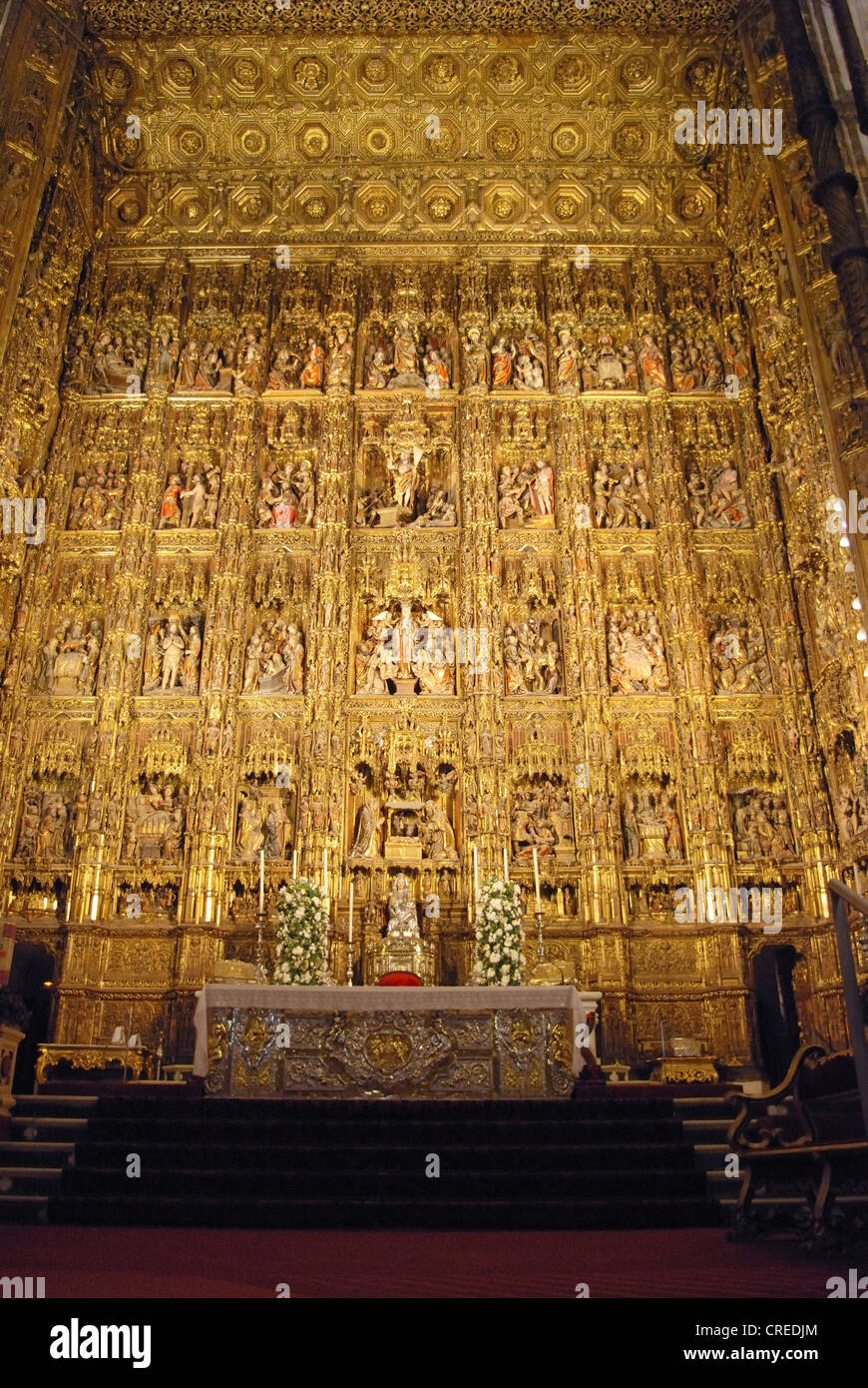 Pierre Dancart’s altar in the Cathedral, Seville, Seville Province ...