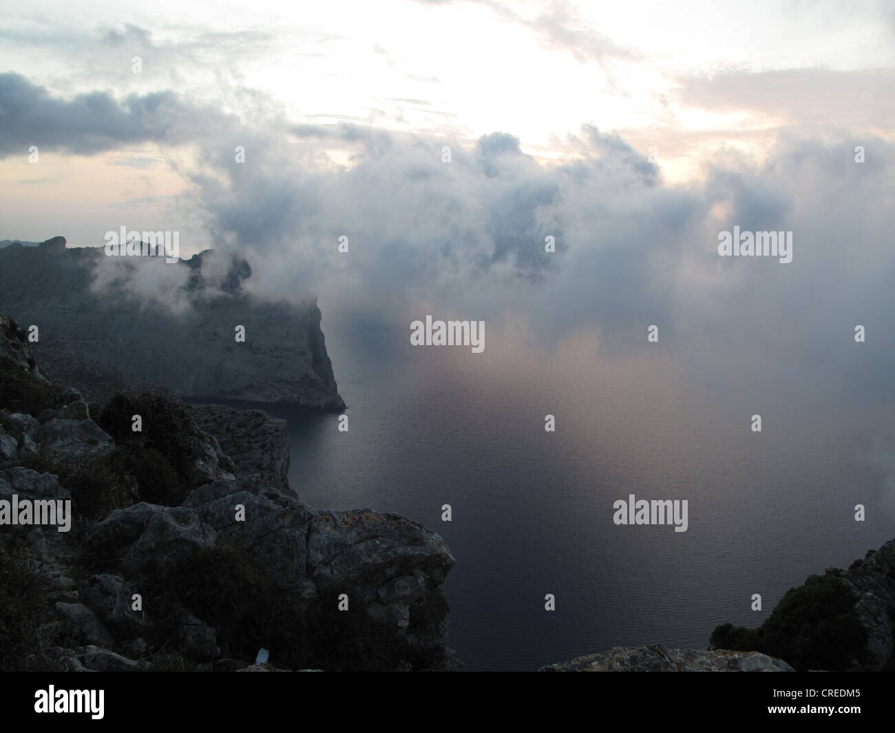 Talaia D'Albercutx, tower on the mountain above Formentor, Mallorca ...