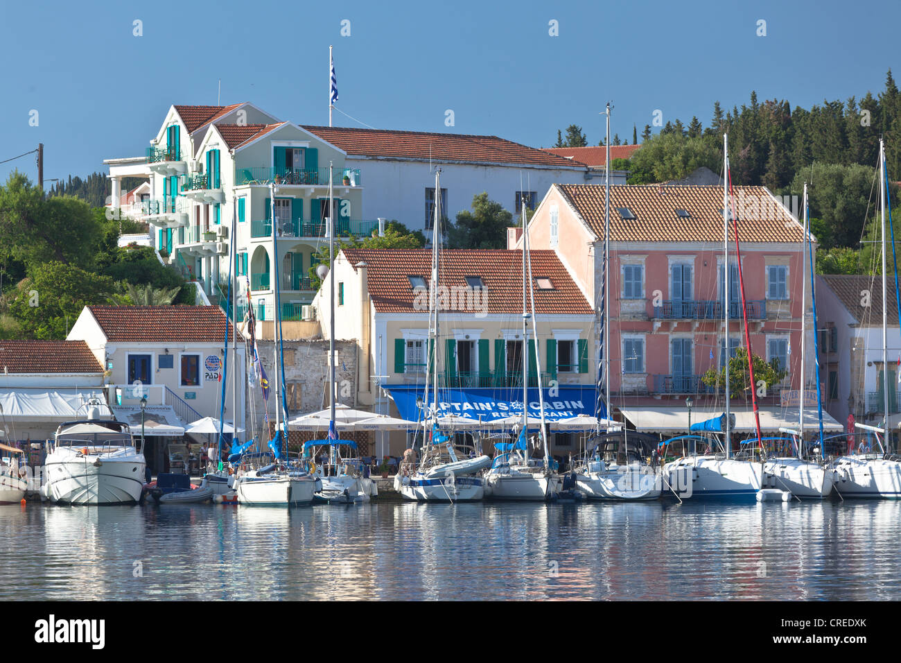 Fiskardo on the Island of Kefalonia in Greece Stock Photo - Alamy