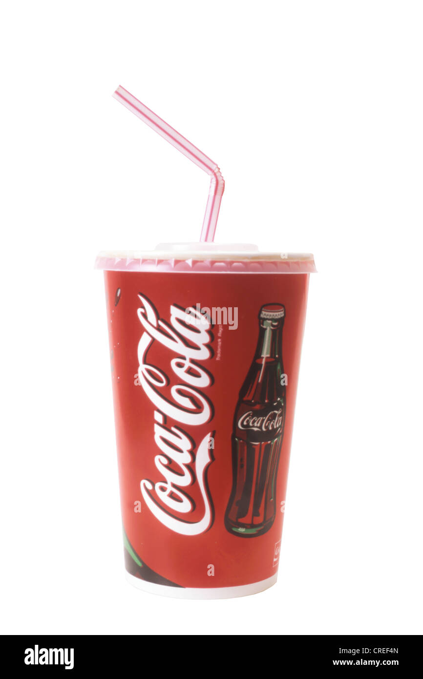 Coca-Cola isolated on white background Stock Photo - Alamy