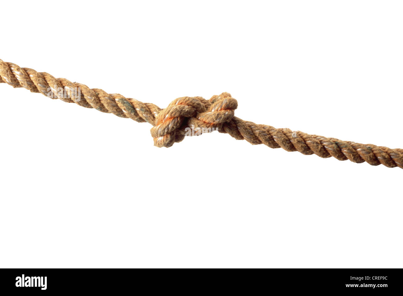 Rope isolated on white background Stock Photo - Alamy