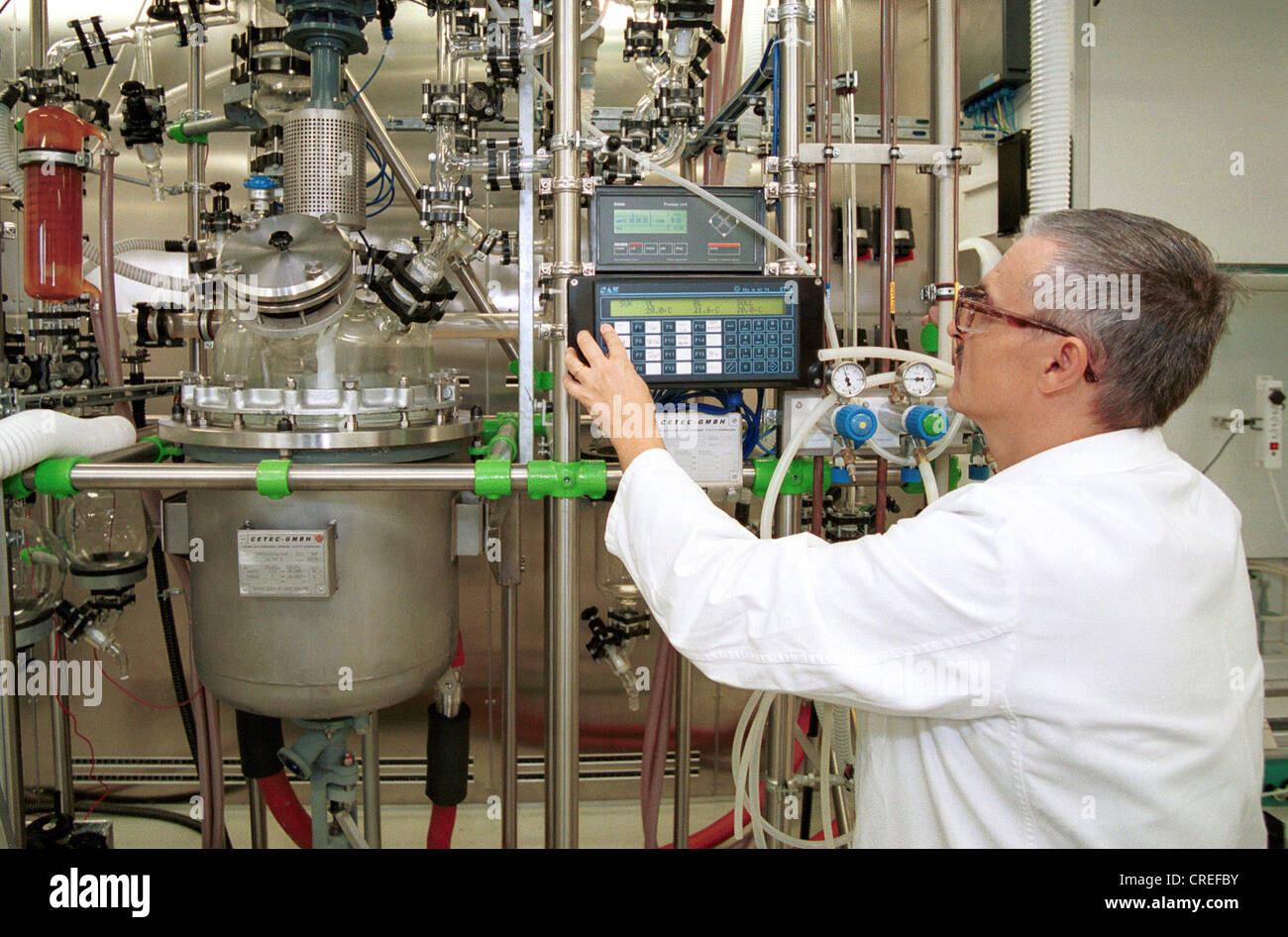 Chemist in the laboratory, Monheim, Germany Stock Photo - Alamy