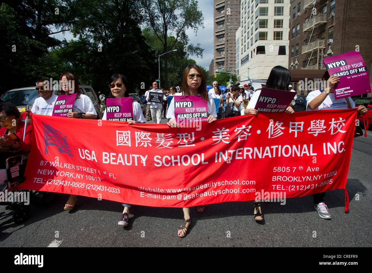 Asian american protest silent hi-res stock photography and images - Alamy