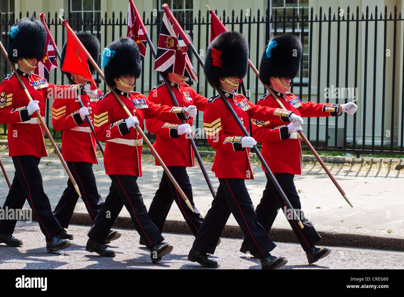 Trooping the Colour-rehearsal Stock Photo - Alamy