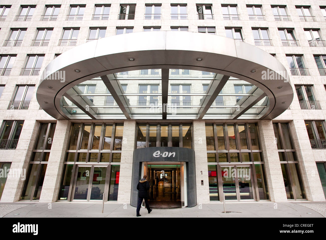 Headquarters of the energy group EON AG in Duesseldorf, North Rhine ...