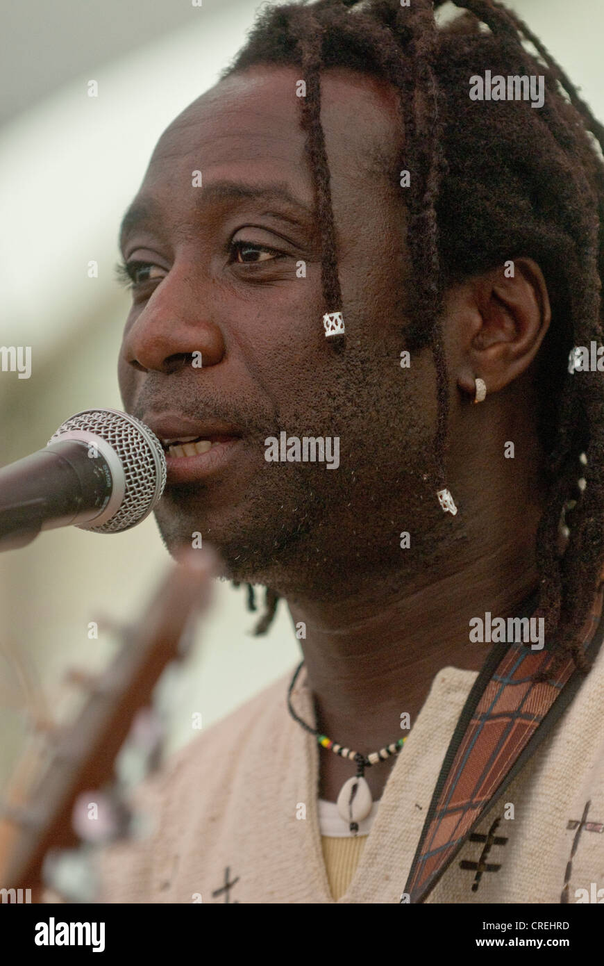 Senegalese singer-songwriter, Amadou Diagne performing live in the ...