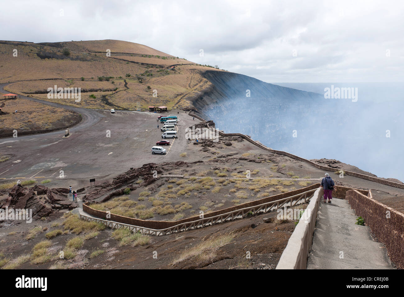 Masaya Volcano, still active, Masaya Volcano National Park, Nicaragua ...