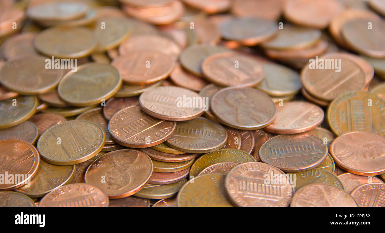 Assorted us coins hi-res stock photography and images - Alamy