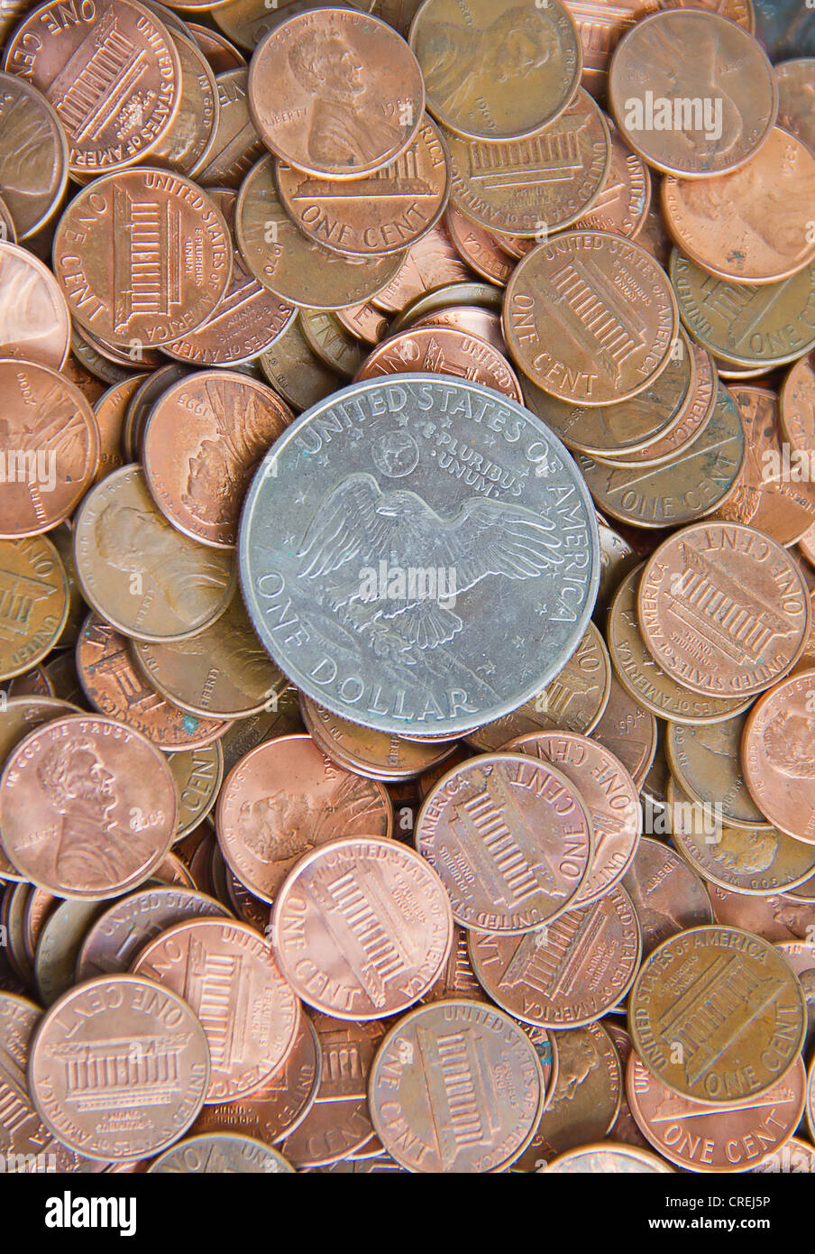 Assorted us coins hi-res stock photography and images - Alamy
