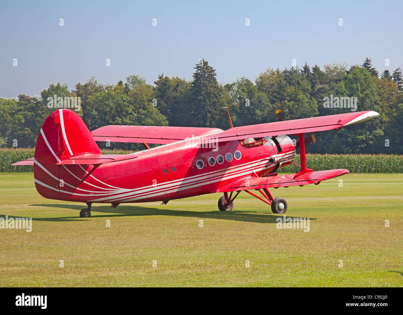 On small airplane above big hi-res stock photography and images - Alamy