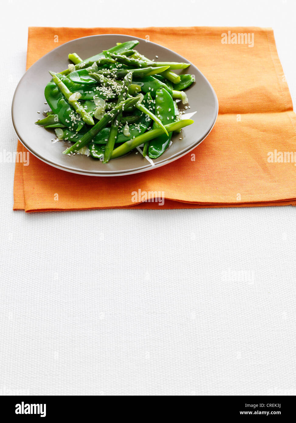 Close up of plate of beans Stock Photo - Alamy