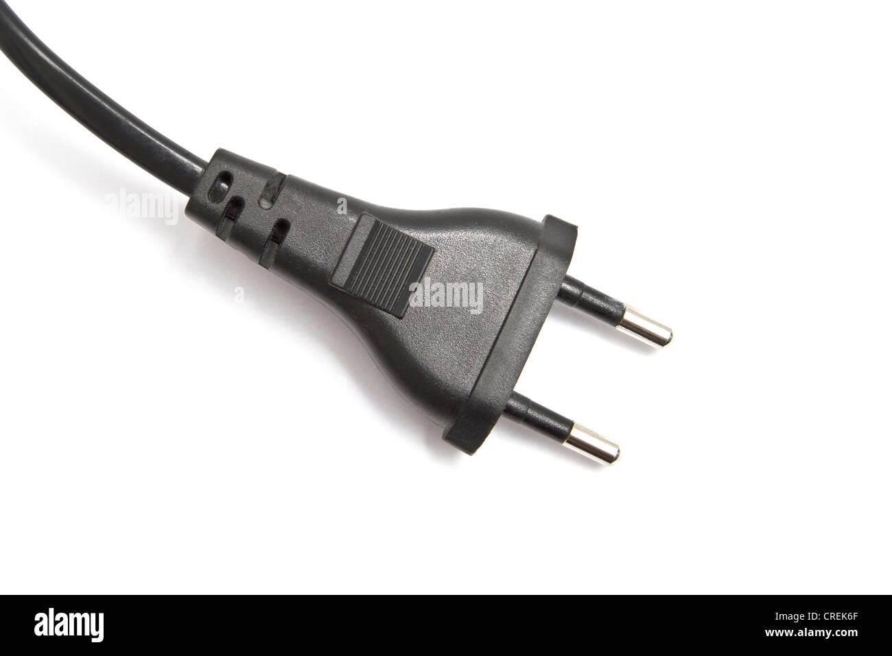 Electric plug isolated on the white background Stock Photo - Alamy