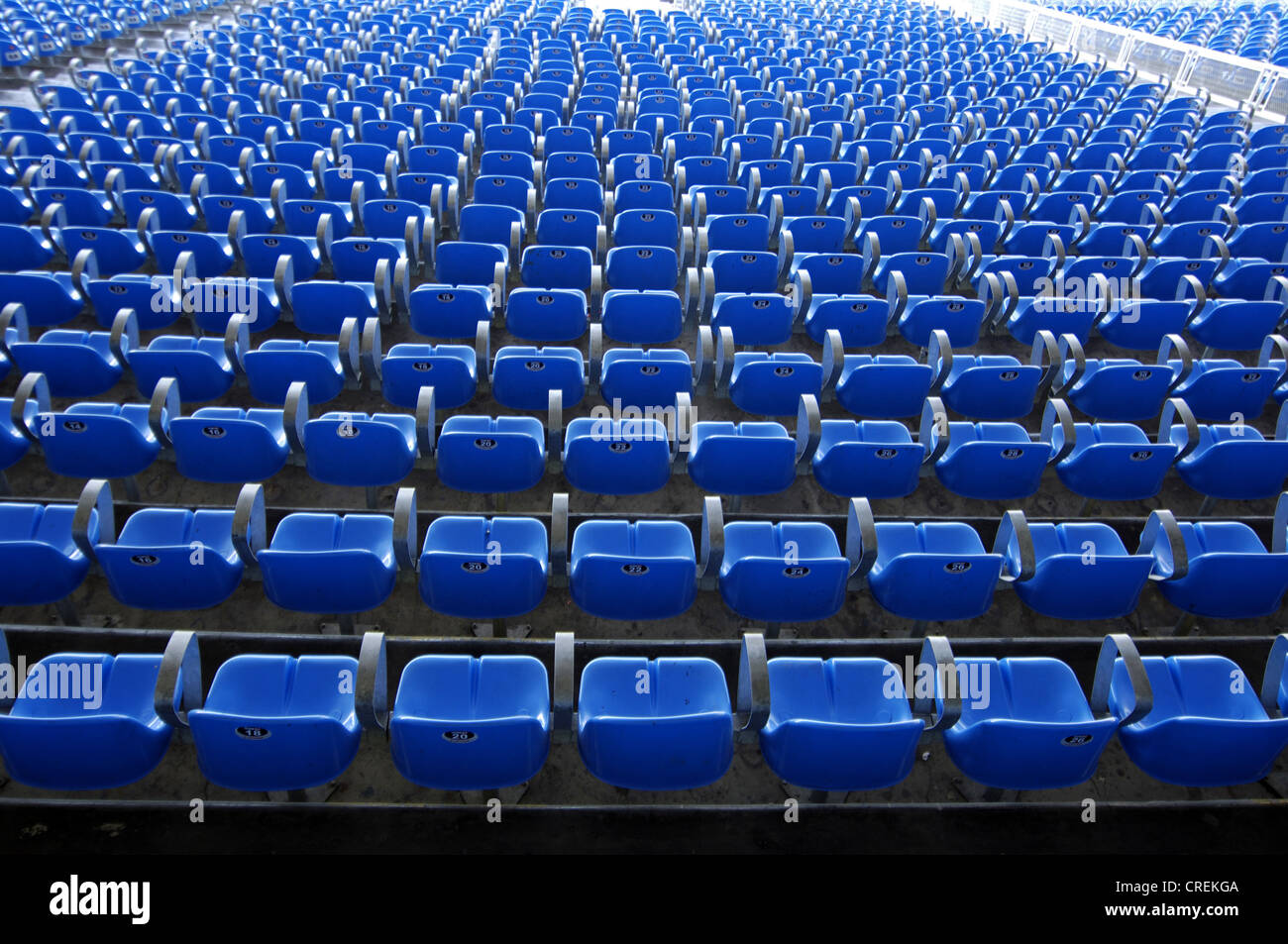seats at the Maracana stadion, one of the largest stadions in the world ...