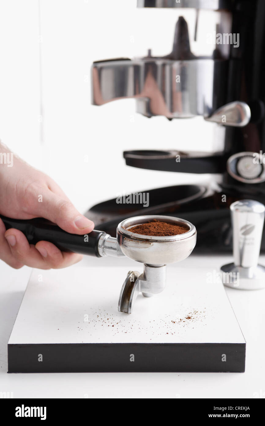 Using espresso machine hi-res stock photography and images - Alamy