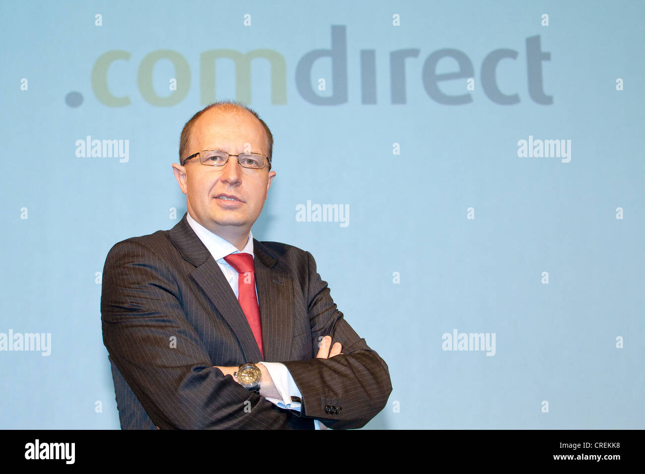 Thorsten Reitmeyer, CEO of comdirect Bank AG, during the financial ...