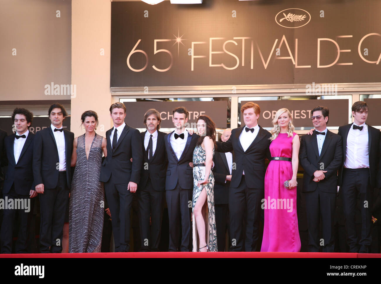 Garret Hedlund,Director Walter Salles, Tom Sturridge, Kristen Stewart ...