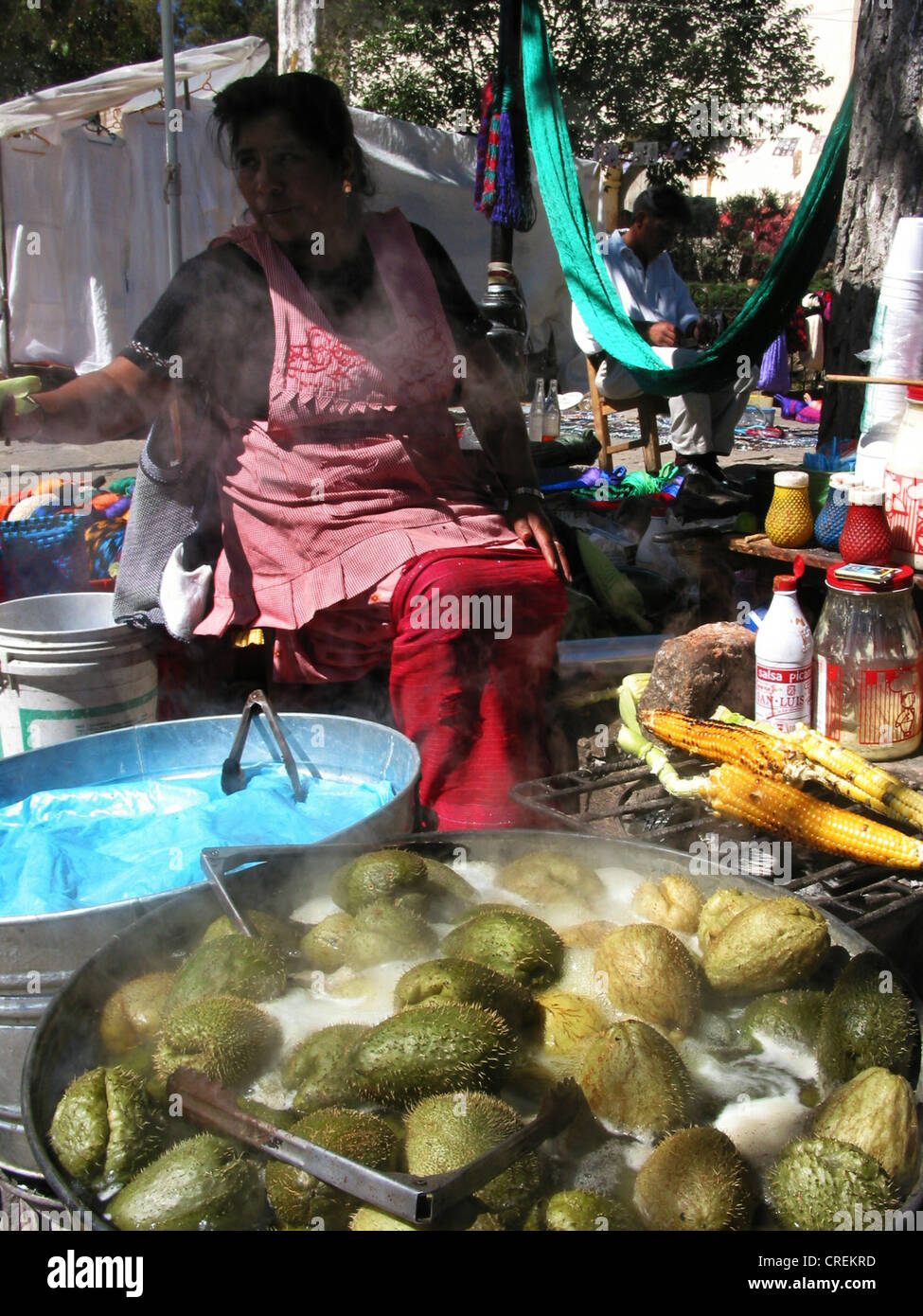 Market scene from San Crist bal, Mexico, Chiapas, San Crist bal de las ...