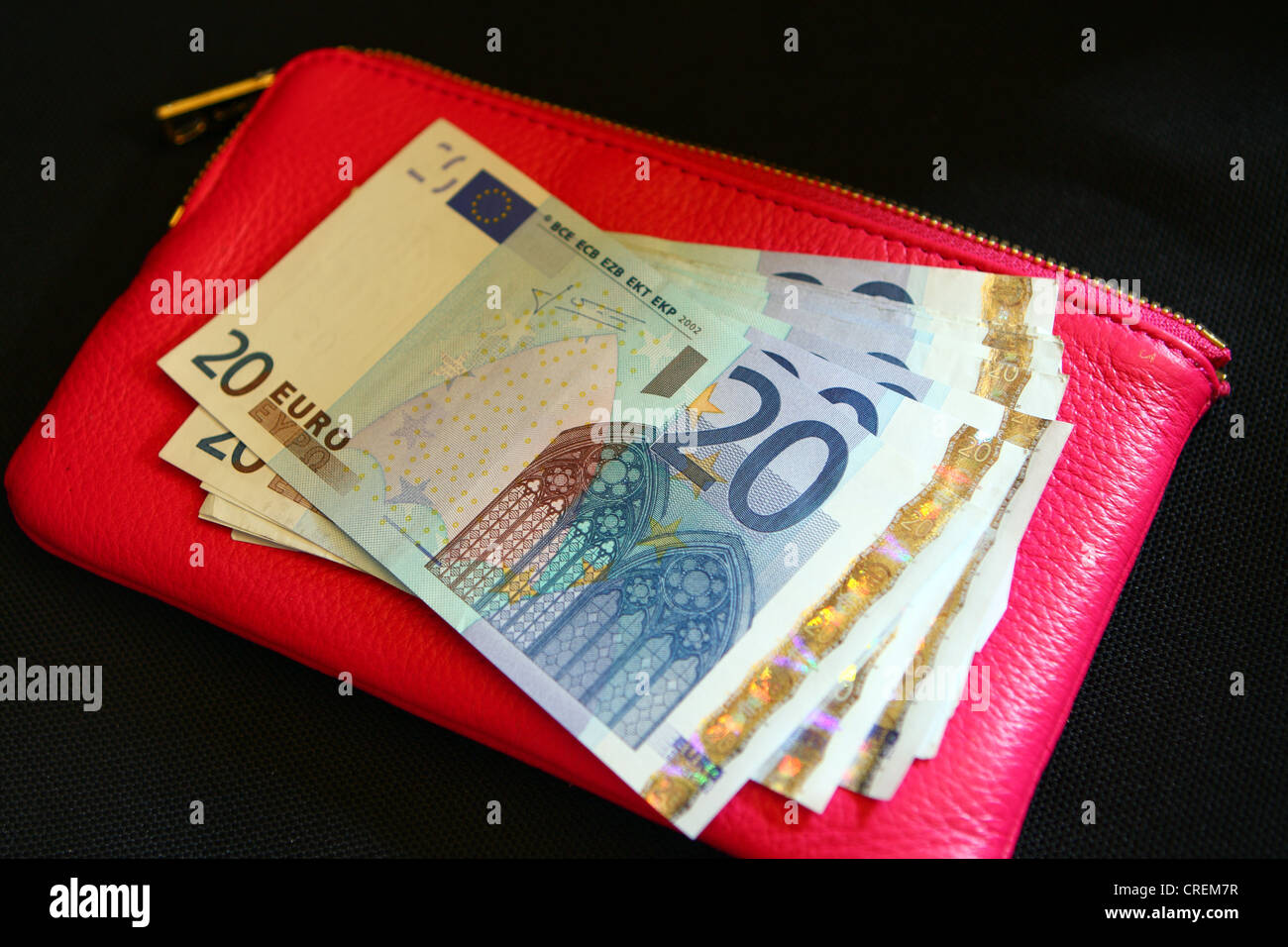 Wallet 10 euro note hi-res stock photography and images - Alamy