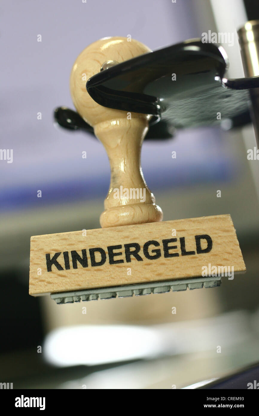 Stamp kindergeld hi-res stock photography and images - Alamy