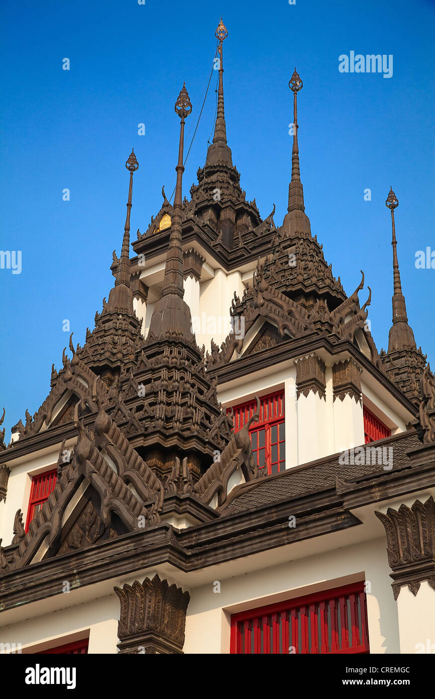 Iron temple Loha Prasat in Wat Ratchanatdaram Worawihan, Bangkok ...