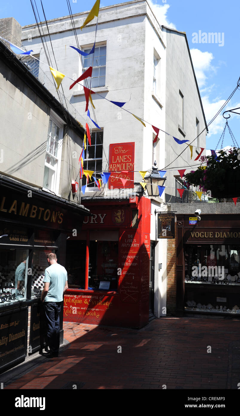 The Lanes Armoury antique weapon shop in famous Lanes shopping district ...