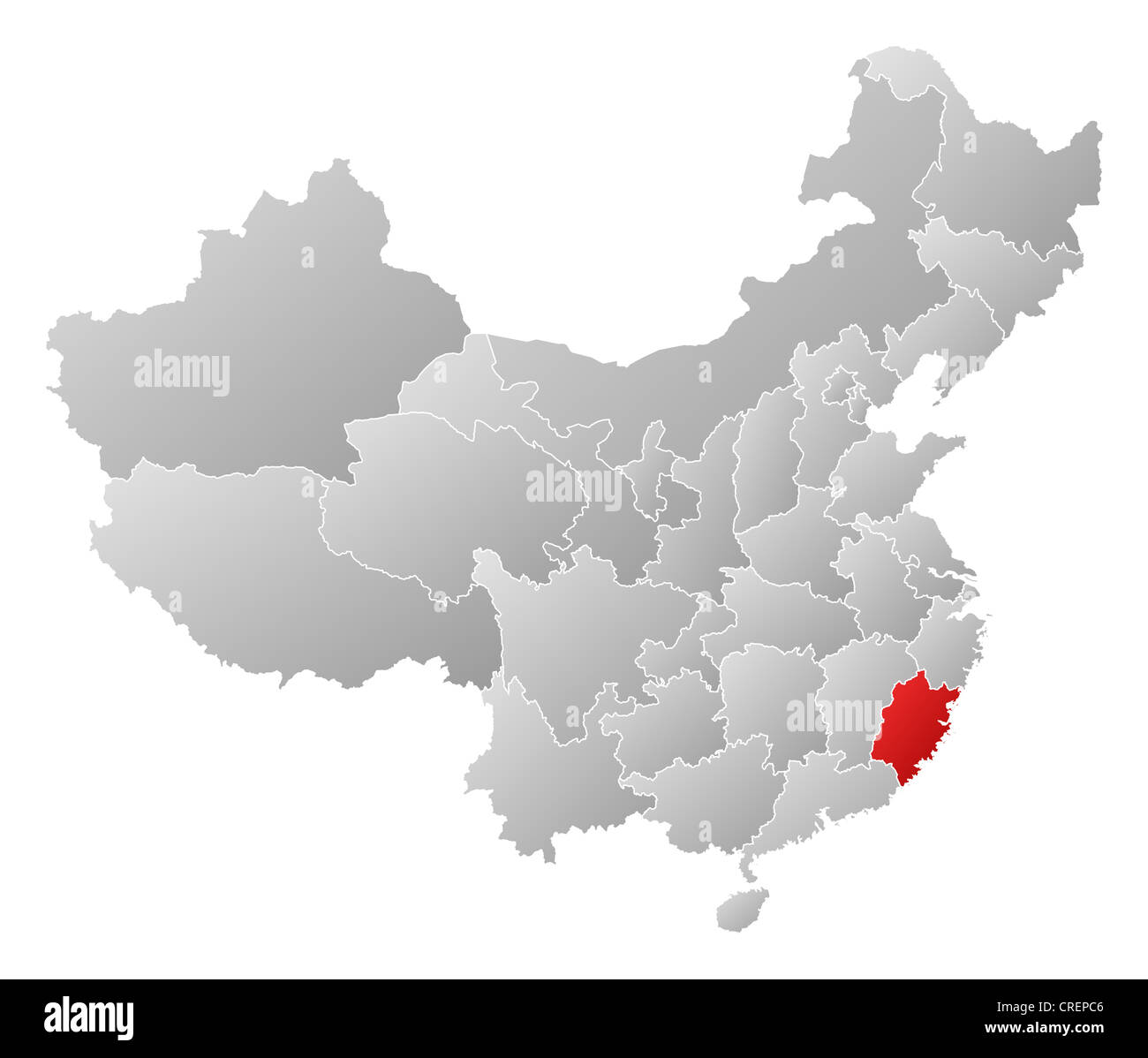 Putian China Map Fuzhou