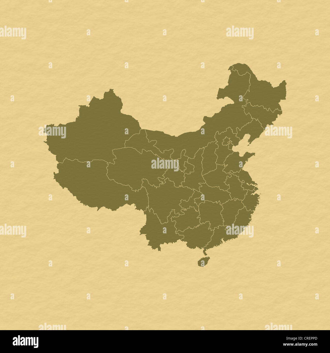 Political map of China with the several provinces Stock Photo - Alamy