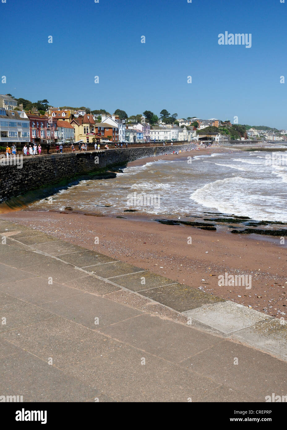 Devon dawlish beach seafront buildings hi-res stock photography and ...