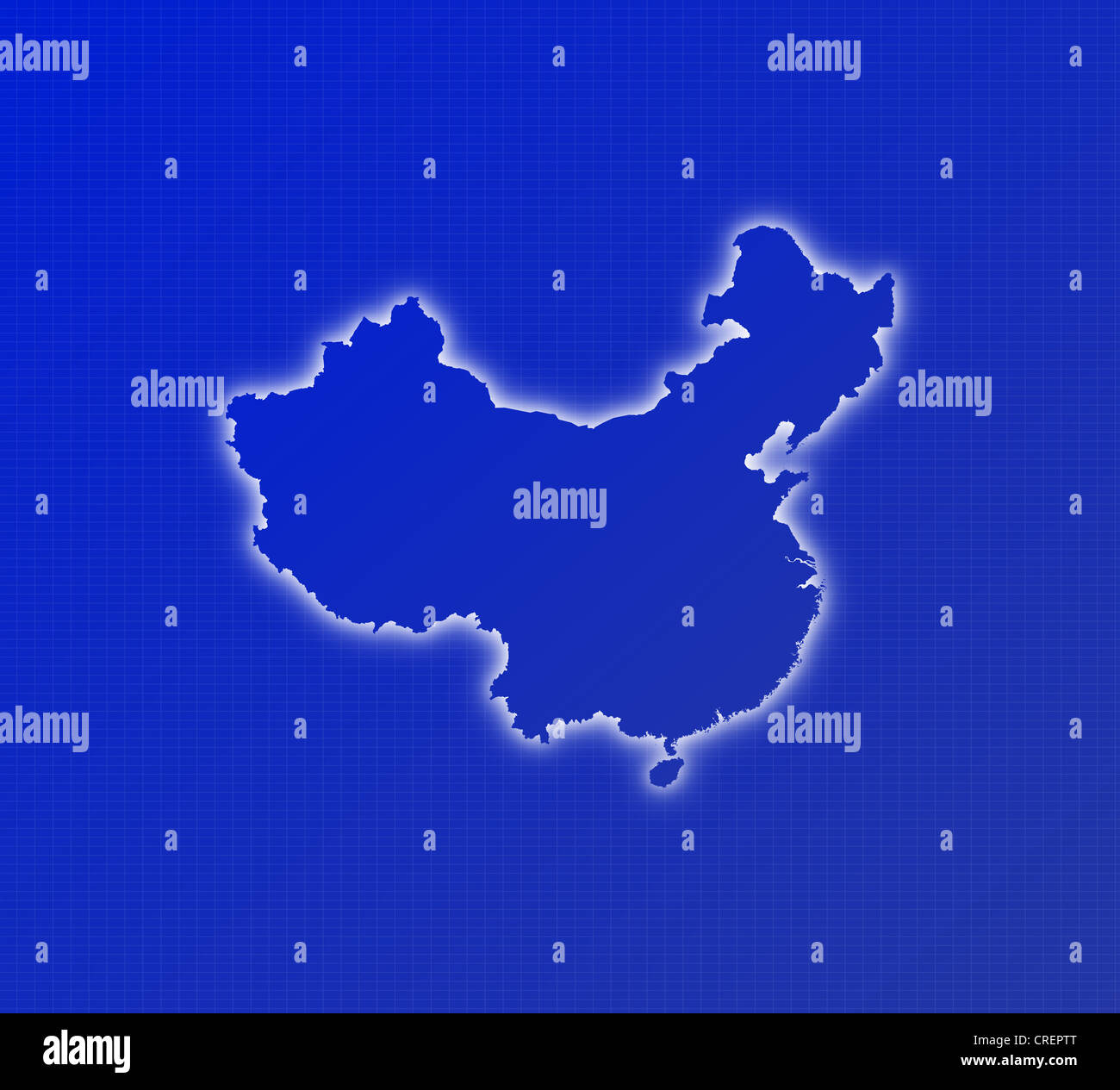 Political map of China with the several provinces Stock Photo - Alamy