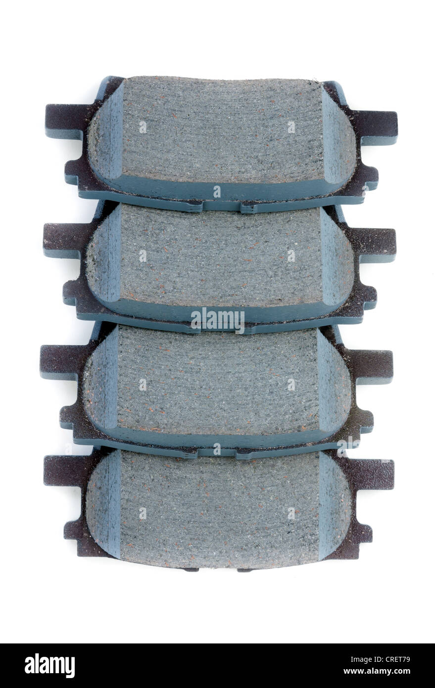 Set of brake pads, isolate on white Stock Photo - Alamy